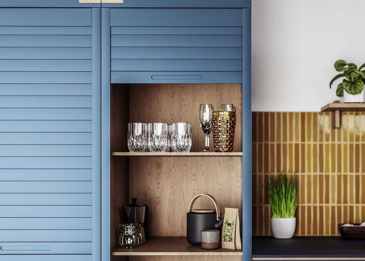 Tambour door systems for modern roller-shutter cupboards | REHAU