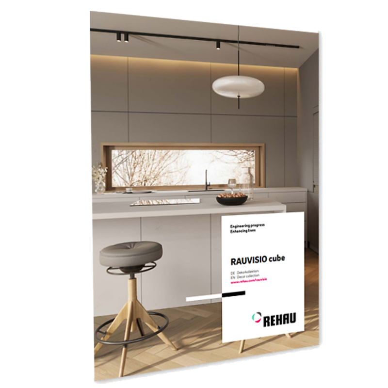 RAUVISIO cube – the pure beauty of concrete | REHAU Interior Solutions