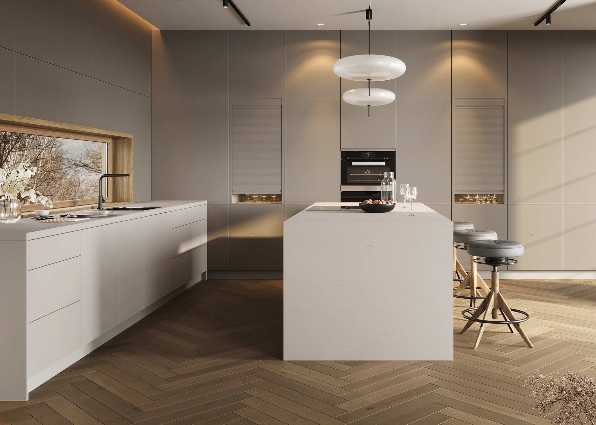 RAUVISIO cube – the pure beauty of concrete | REHAU Interior Solutions